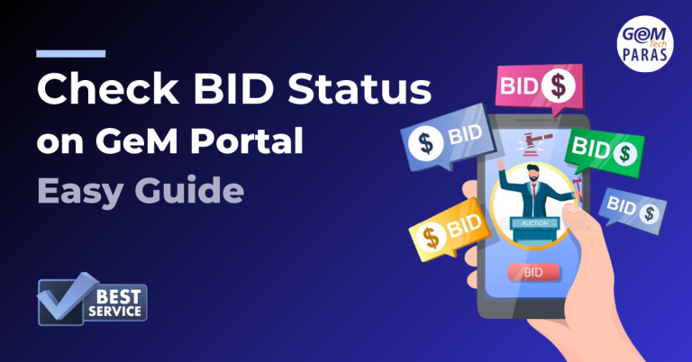 How to Check GeM Bid Status | Guide by GEMTech Paras